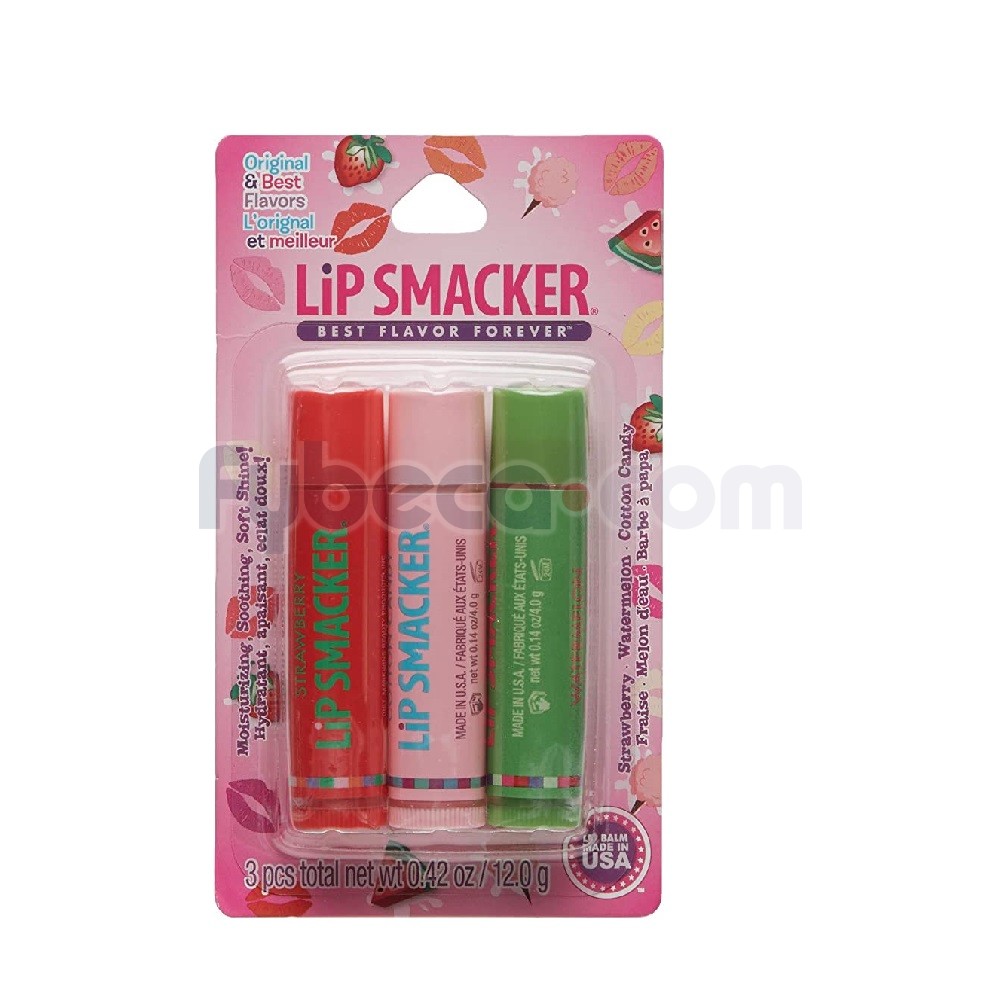 Lip Smacker Original & Best Lip Balm Trio | Fybeca