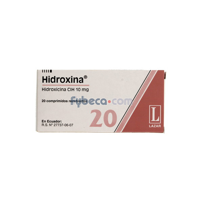 Hidroxina 10 Mg Unidad | Fybeca