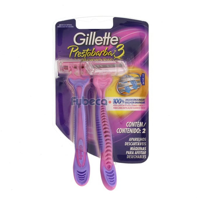 Afeitadora Gillette 3 Paquete | Fybeca
