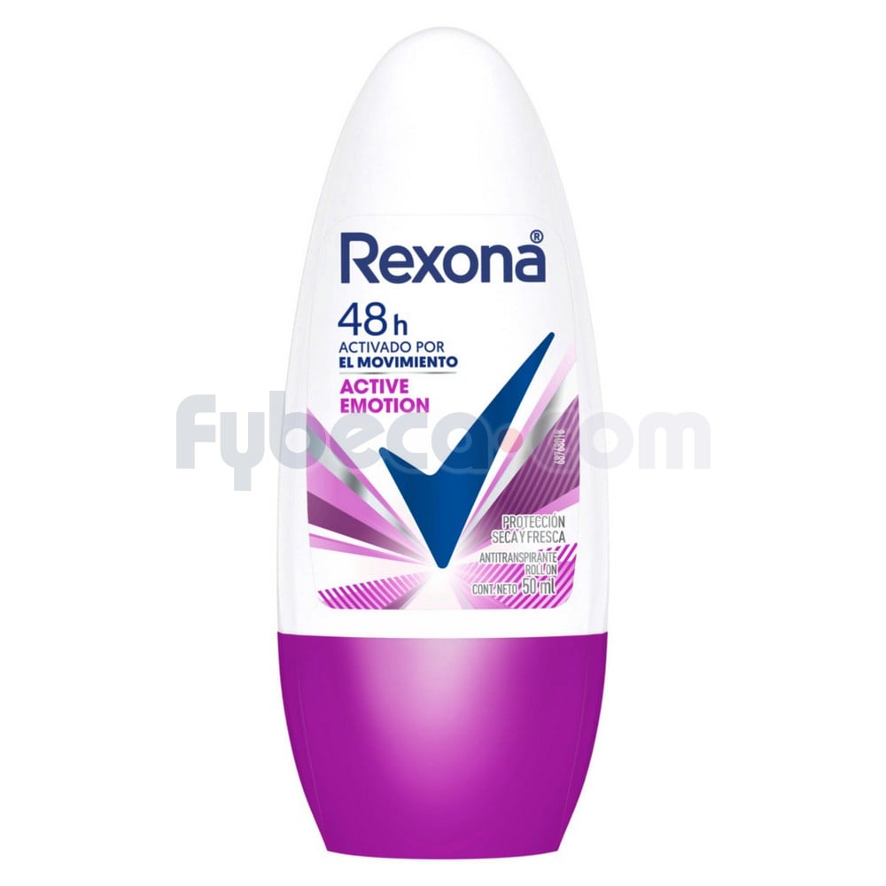 Rexona Deo Rol Active Emotion 12X50Ml | Fybeca