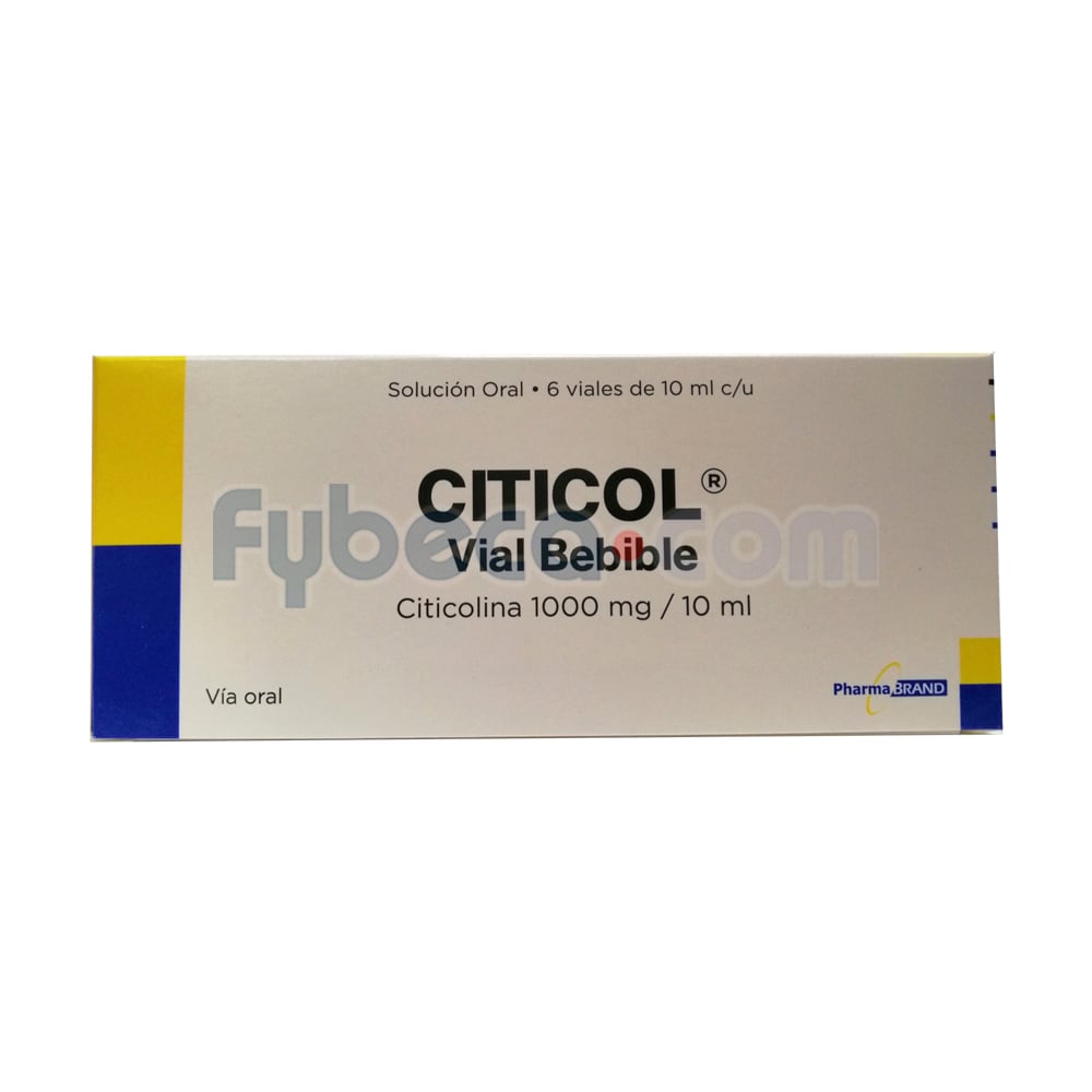 Citicol Bebible 1000Mg 10Ml Fco/6 - Suelta | Fybeca