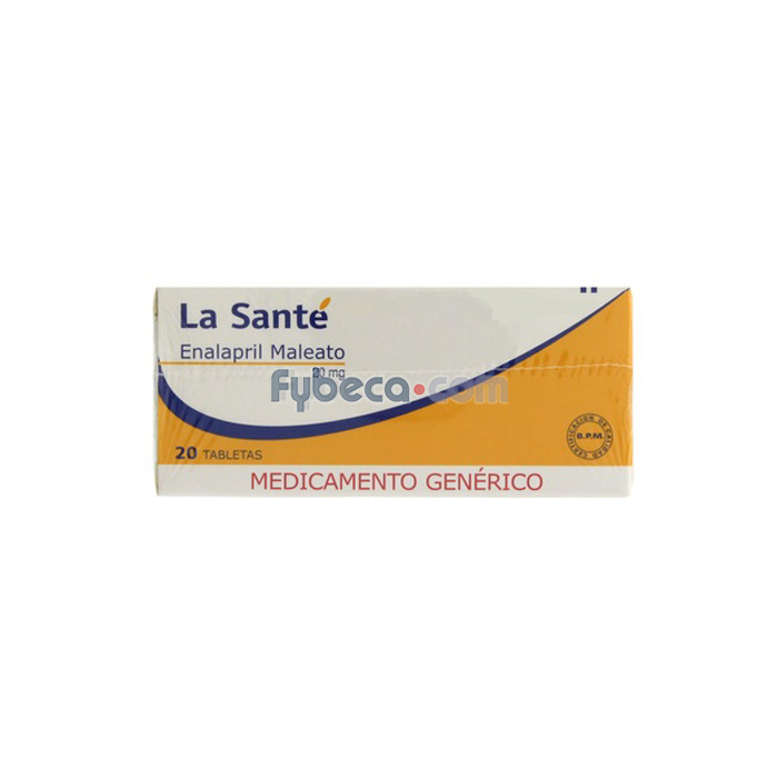 Enalapril (La Sante) Pack 2X1 Tabs 20 Mg C/20 | Fybeca