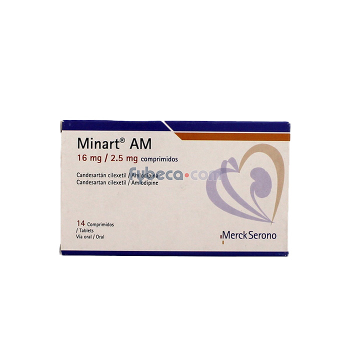 Minart Am Comprimidos 16Mg/2.5 Mg C/14 Suelta | Fybeca