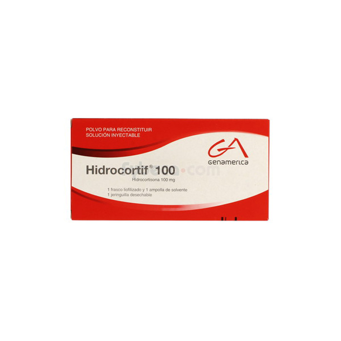 Hidrocortif Amp. 100 Mg.+ Jeringa C/1 | Fybeca