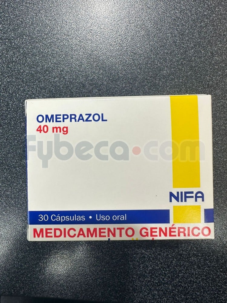 Omeprazol (Nifa) Caps. 40 Mg. C/30 Suelta | Fybeca