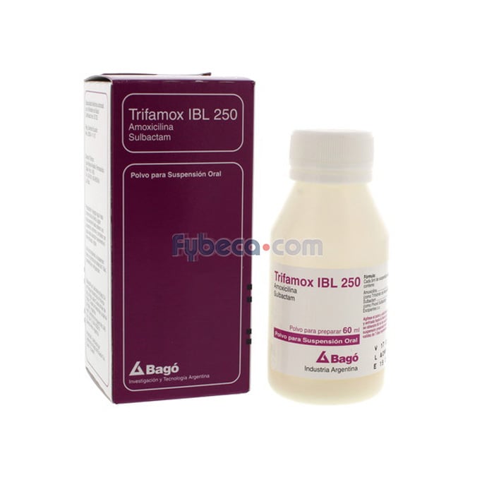 Trifamox Susp.Ibl 250 X 60 Ml. Cs1 | Fybeca