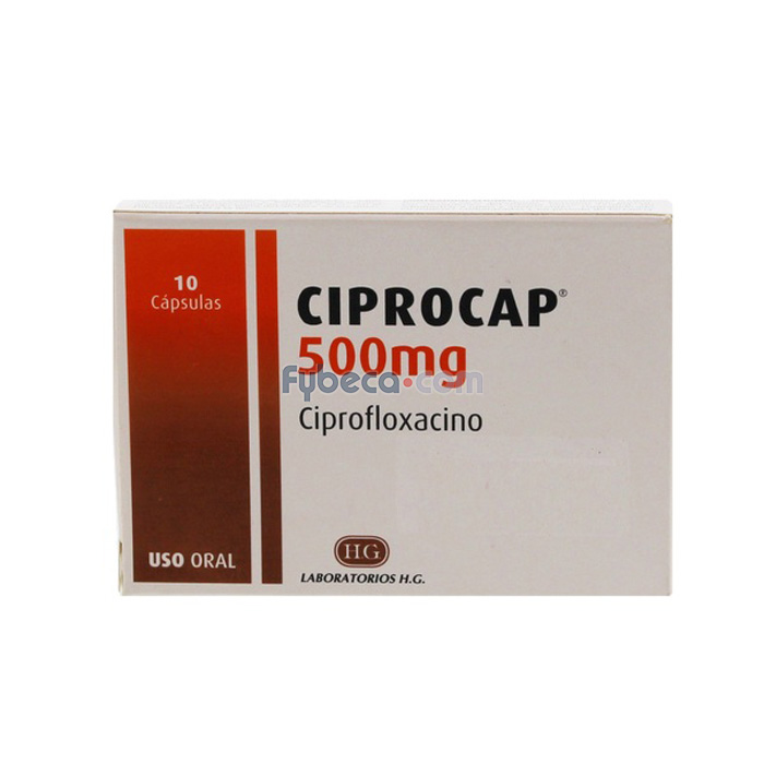 Ciprocap 500 Mg Unidad | Fybeca