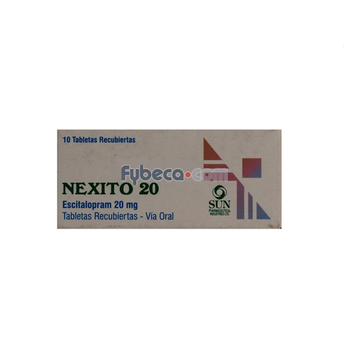 Nexito Tabs 20Mg C/10 Suelta | Fybeca