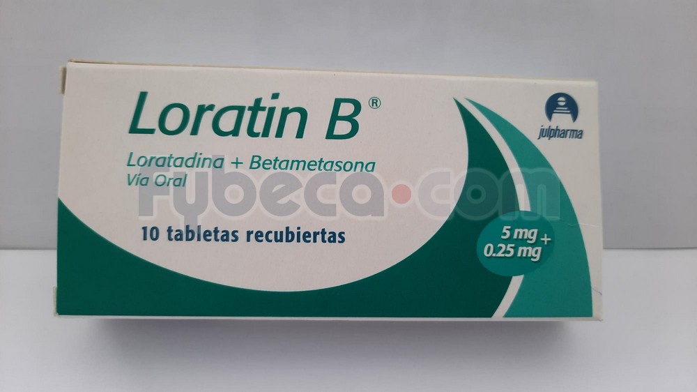 Loratin B5/0,25 Tabs Recub, Mg C/10 Suelta | Fybeca
