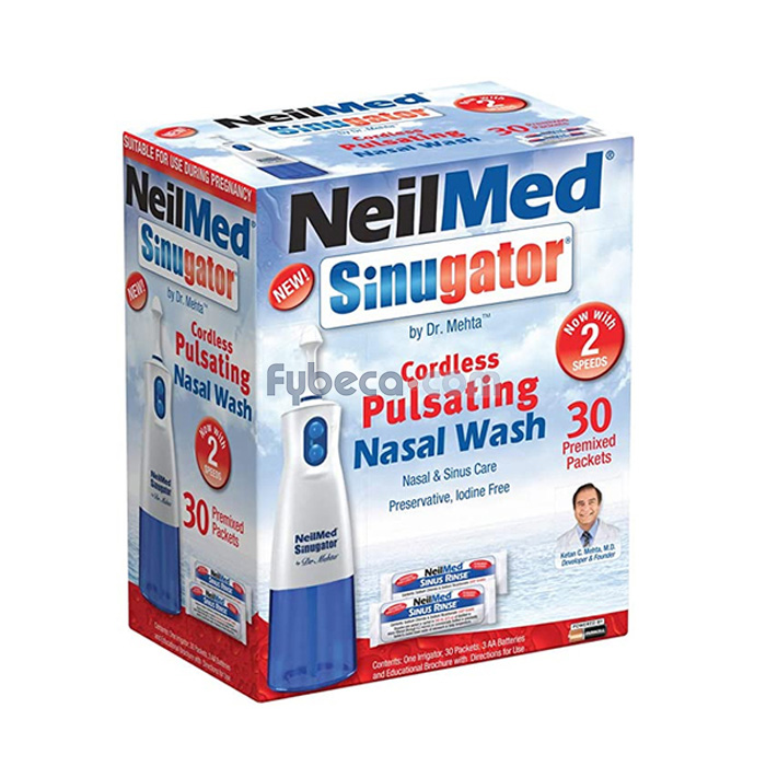 Neilmed Sinugator Kit Equipo + C/30 Sobres | Fybeca