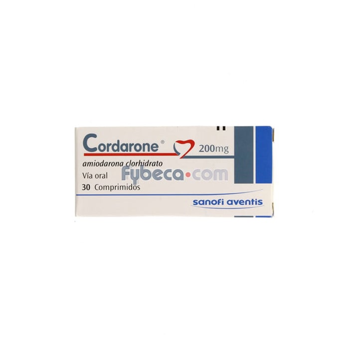 Cordarone - (Sanofi) Tabs. C/30 Suelta | Fybeca