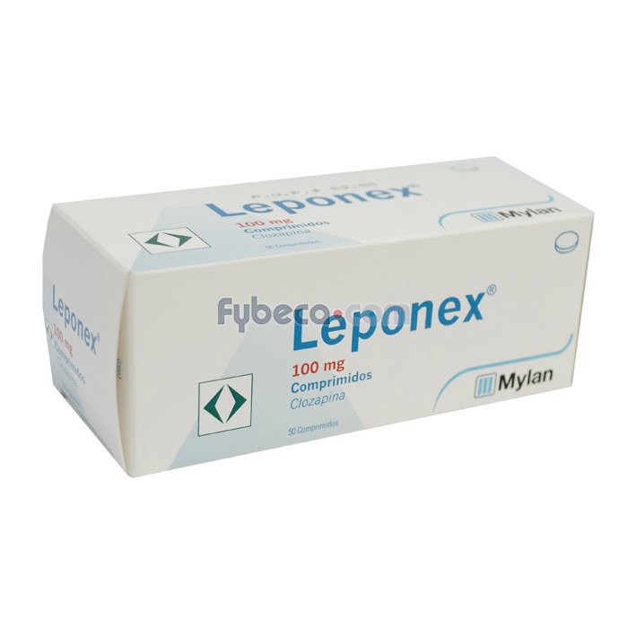 Leponex 100 Mg Unidad | Fybeca
