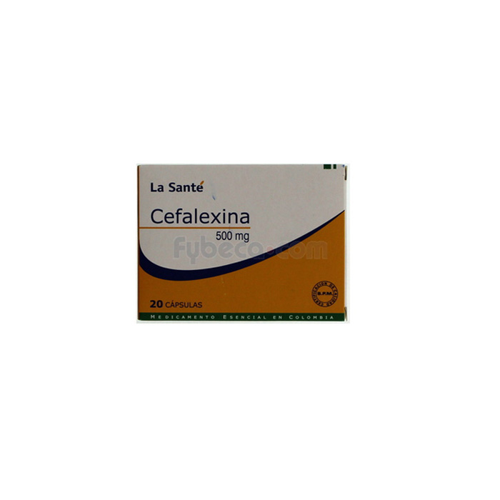 Cefalexina (La Sante) Caps. 500 Mg. C/20 Suelta | Fybeca
