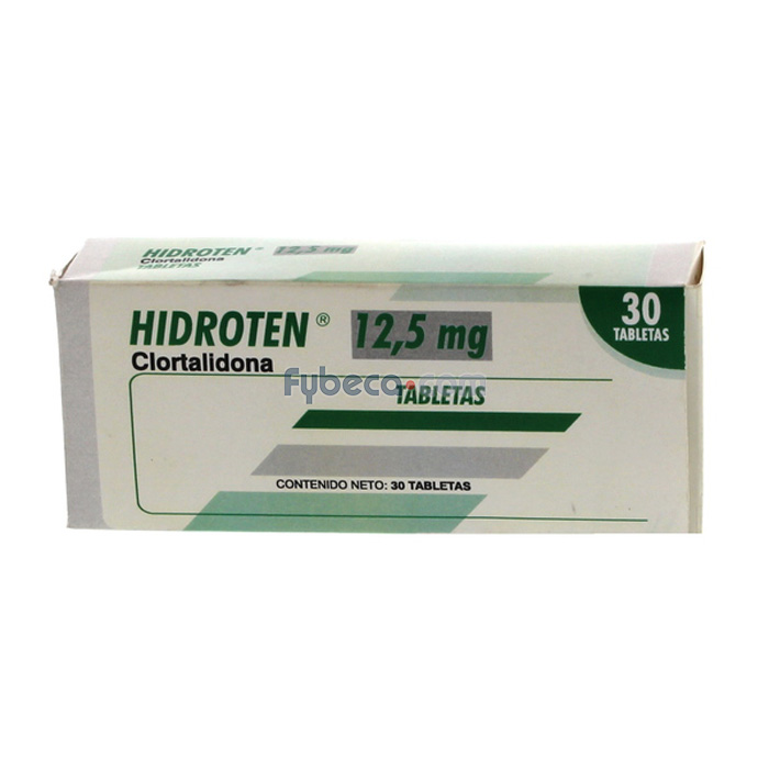 Hidroten Clortalidona12,5 Mg C/30 Suelta | Fybeca