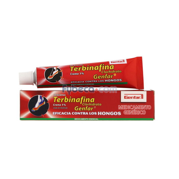 Terbinafina (Genfar) Crema 1% T/20 Gr. | Fybeca