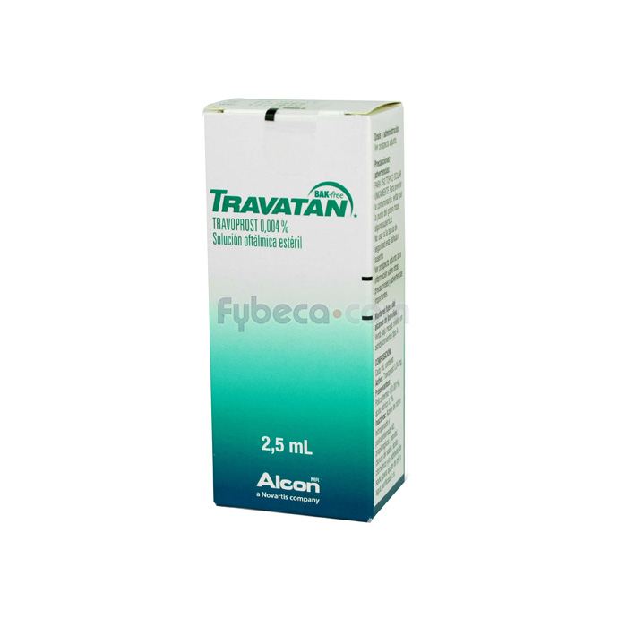 Travatan Bak Free Sol. Oft. 0,004% F/2,5 Ml. | Fybeca