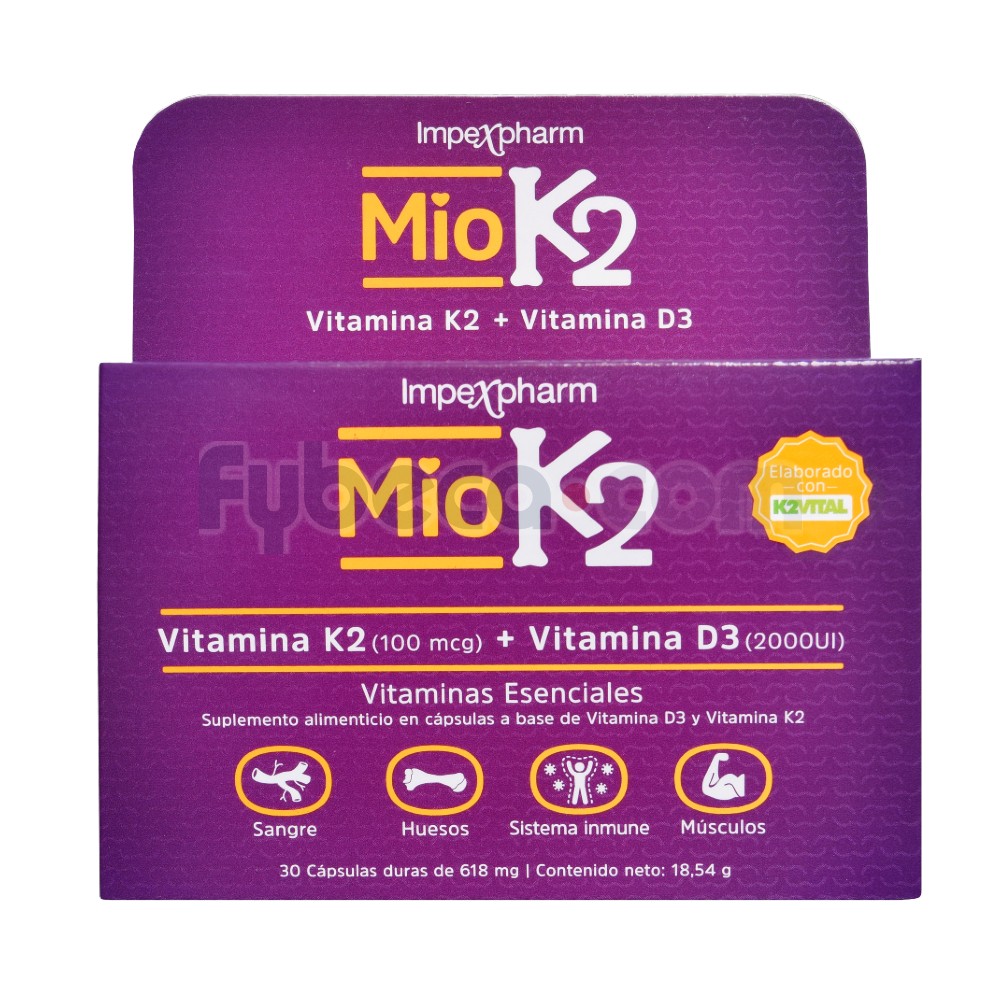 Miok2 Caps Dura Multivitamico C/30 | Fybeca
