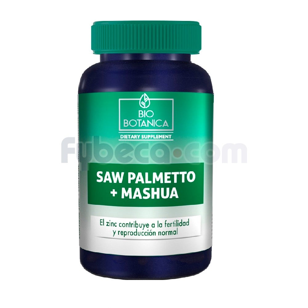 Bio Botanica Saw Palmetto + Mashua Capsulas 60 | Fybeca