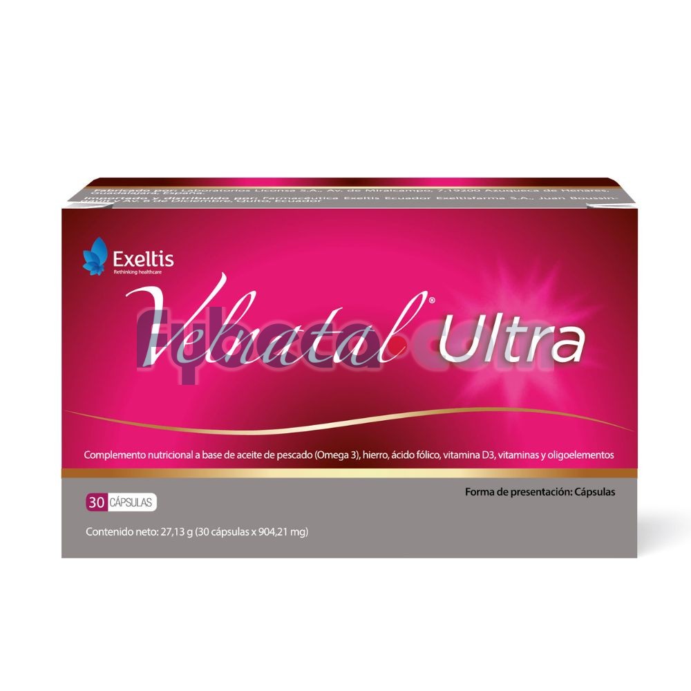 Velnatal Ultra Cápsulas x 30 Unidad