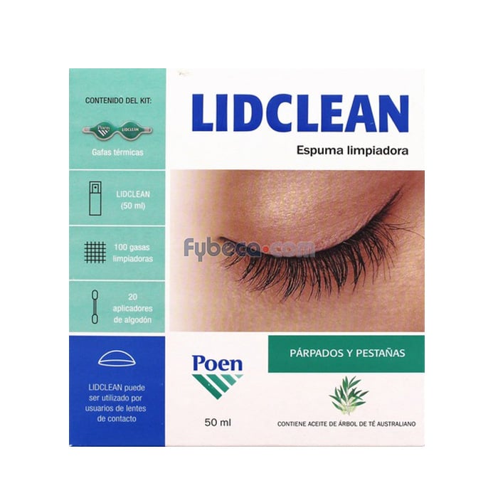 Espuma limpiadora párpados y pestañas 50 ml - Fybeca