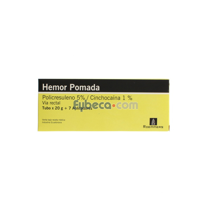 Hemor Tubo 20 Gr A | Fybeca