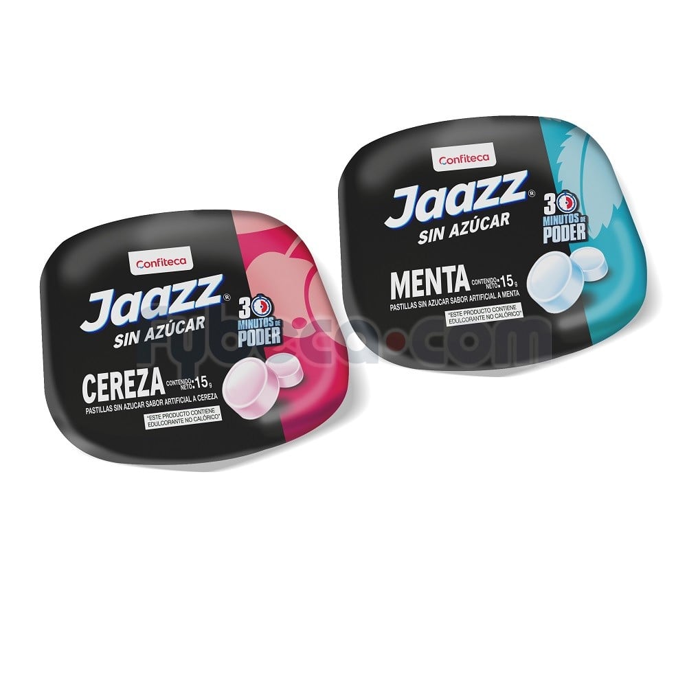 Caramelo Jaazz Compact S/Azucar 15G | Fybeca