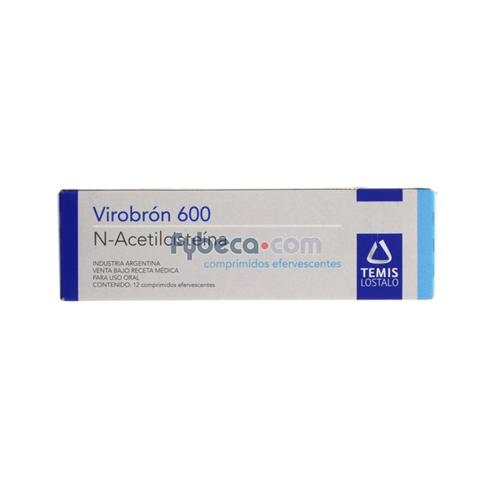 Virobron Comp. 600 Mg Efervecentes T/12 | Fybeca