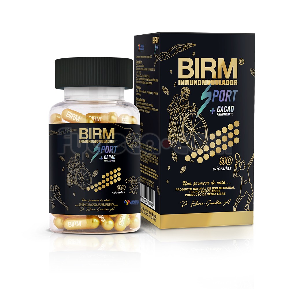 Birm Sport Caps Cacao C/90 | Fybeca