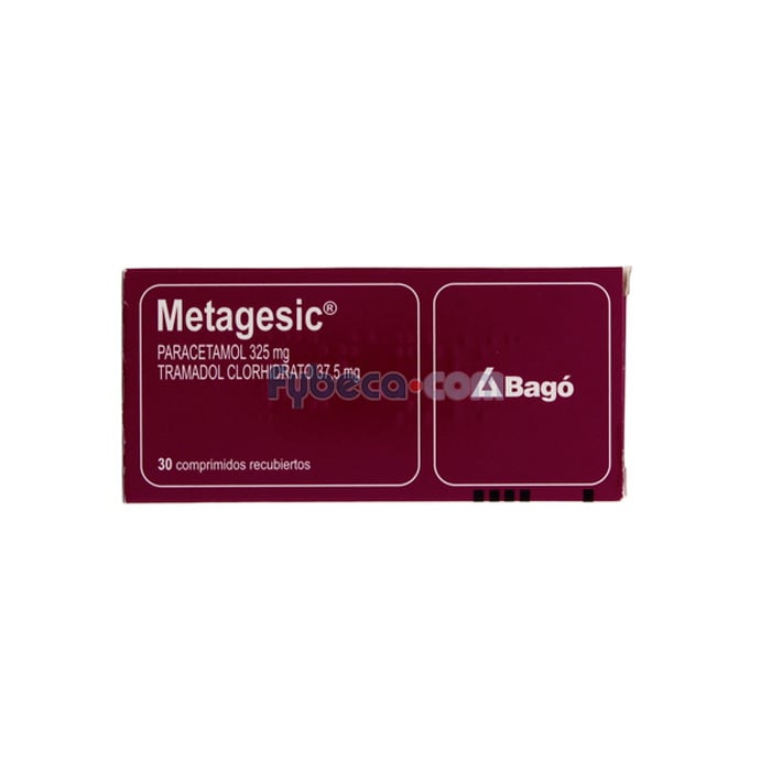 Metagesic 325 Mg / 37.5 Mg Unidad | Fybeca
