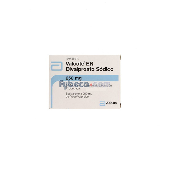 Valcote Tabs. Er 250 Mg C/30 Suelta | Fybeca