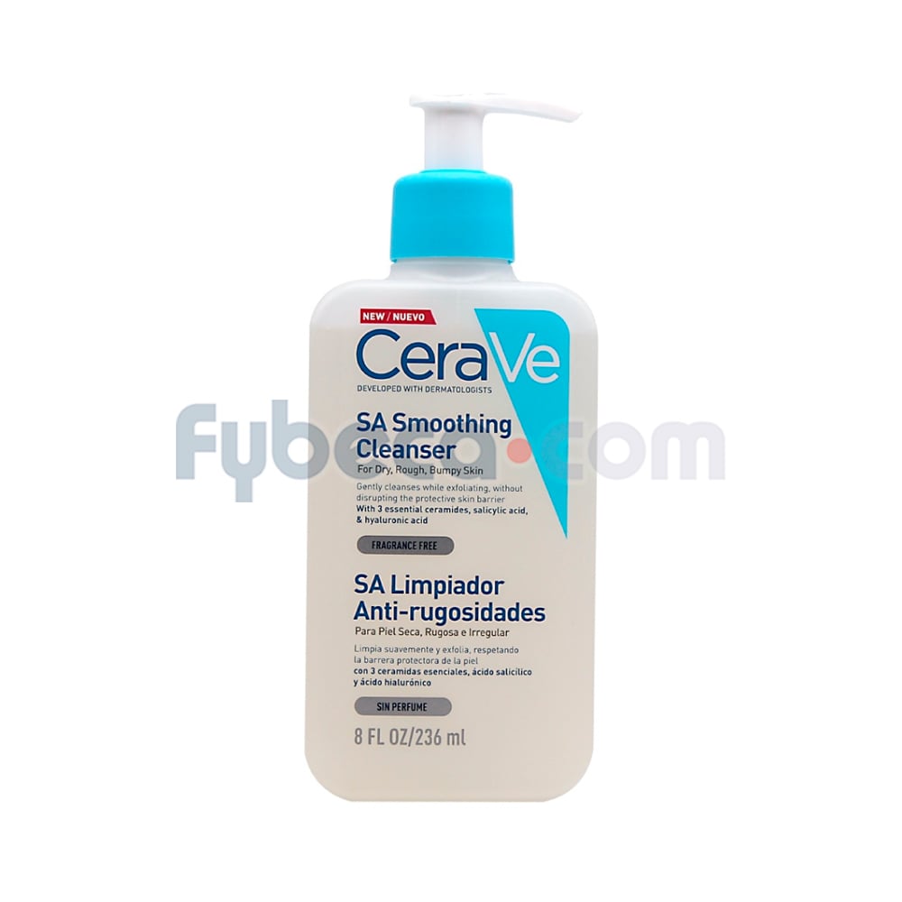 Gel limpiador anti-rugosidades piel seca 236 ml - Fybeca