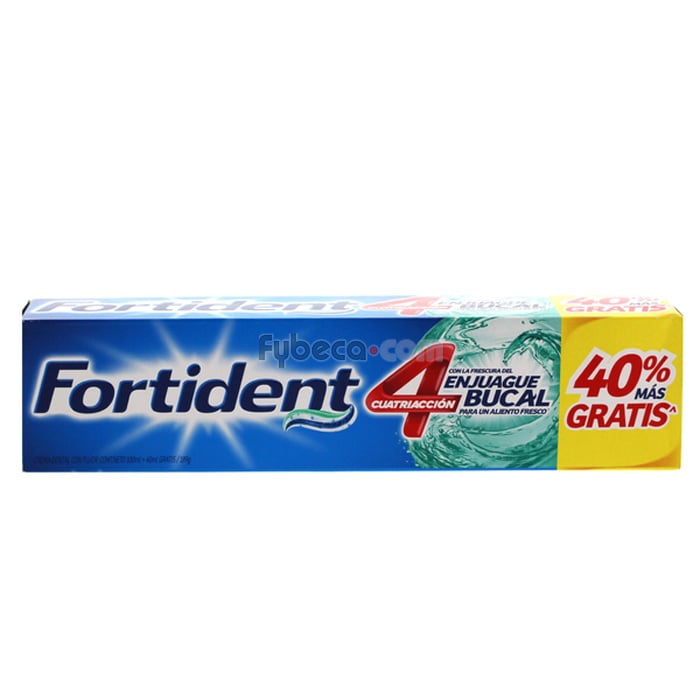 Pasta Dental Fortident Cuatriaccion 140 Ml Tubo | Fybeca