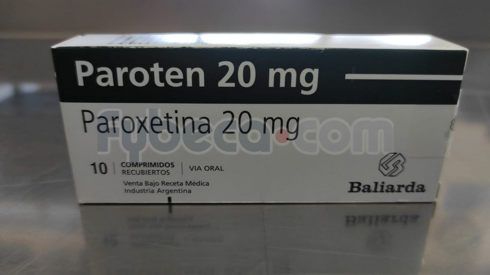 Paroten Comp. 20 Mg C/10 Suelta | Fybeca