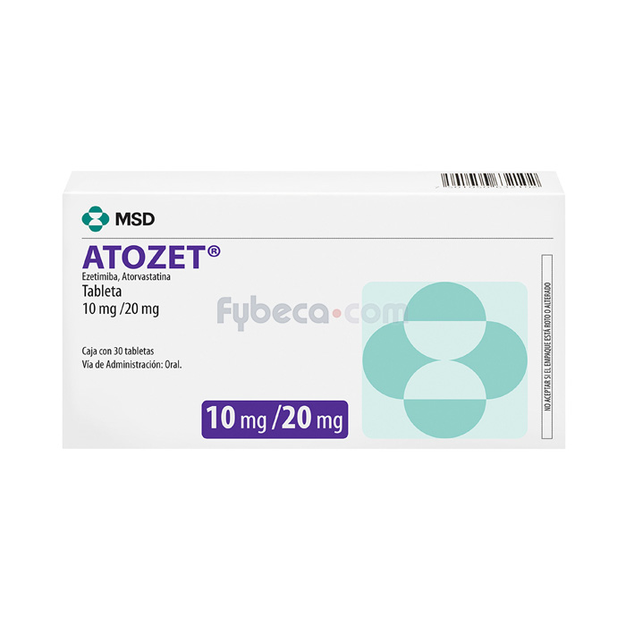 Atozet 10 20 Mg por Unidad | Fybeca