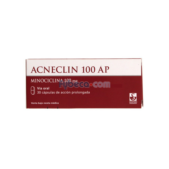 Acneclin Caps. Ap 100Mg C/30 Suelta | Fybeca