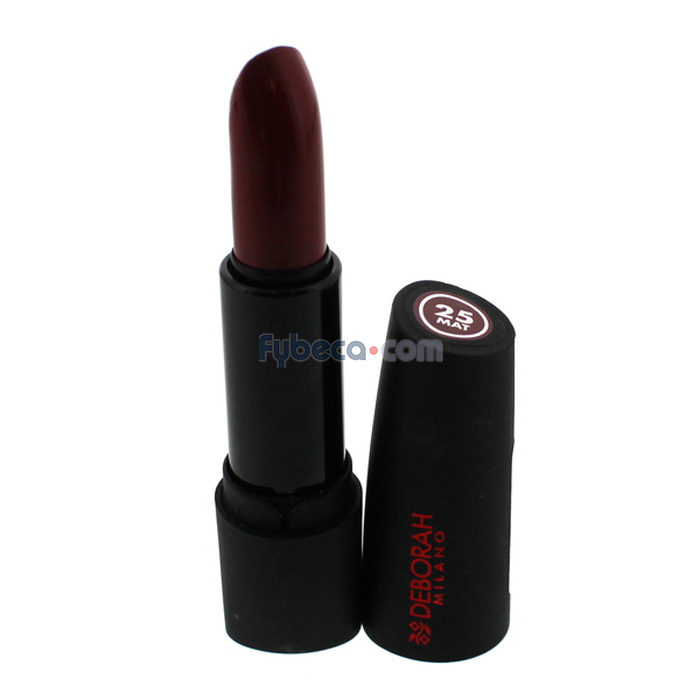 Labial Mate Deborah Atomic Red Mat 25 Red Bordeaux Unidad | Fybeca