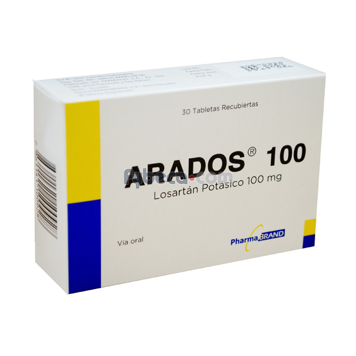 Arados Caja 100 Mg Unidad | Fybeca
