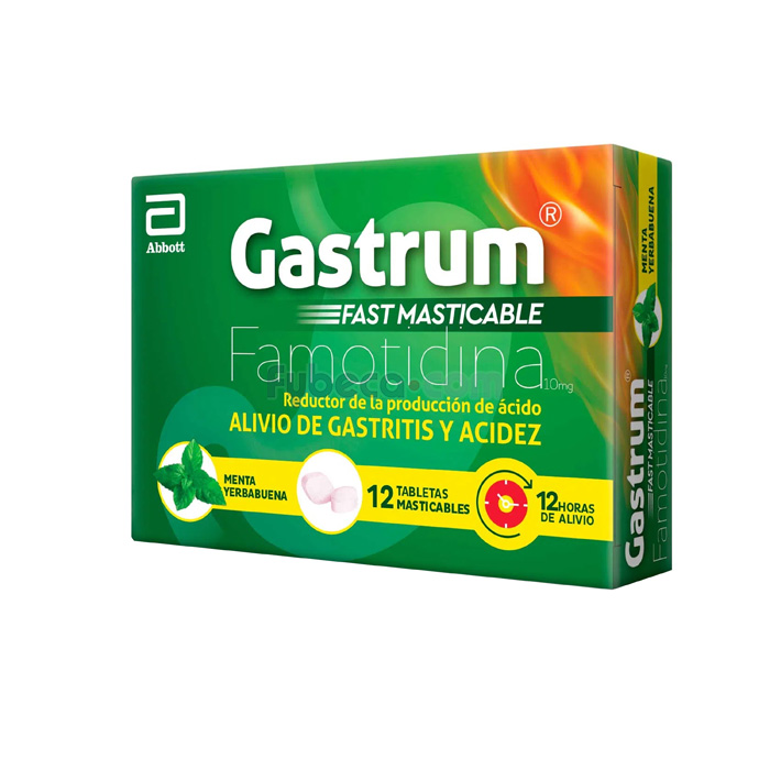 Gastrum Fast Tabs Mastic. Menta C/24 Suelta | Fybeca