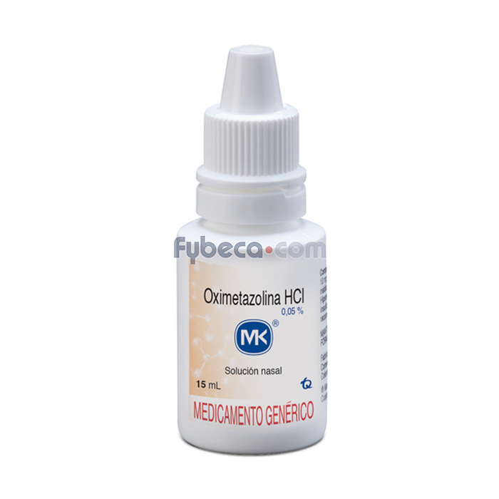 Oximetazolina Solución Nasal 0.05% Mk 15 Ml Unidad | Fybeca