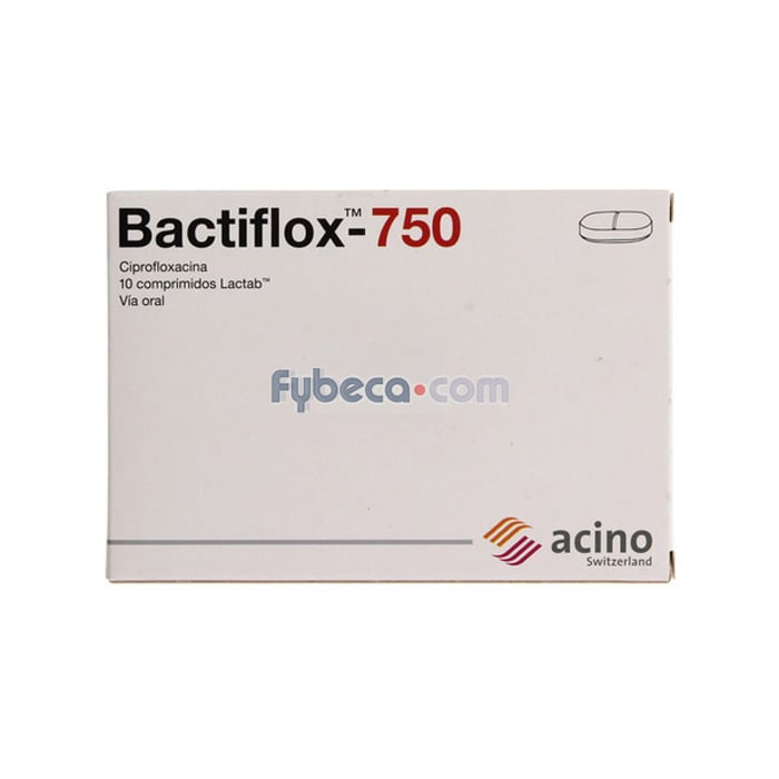 Bactiflox Comp. 750 Mg. C/10 Suelta | Fybeca