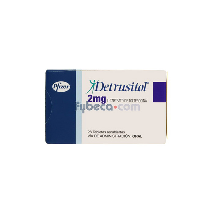 Detrusitol Tabs. 2 Mg. C/28 Suelta | Fybeca