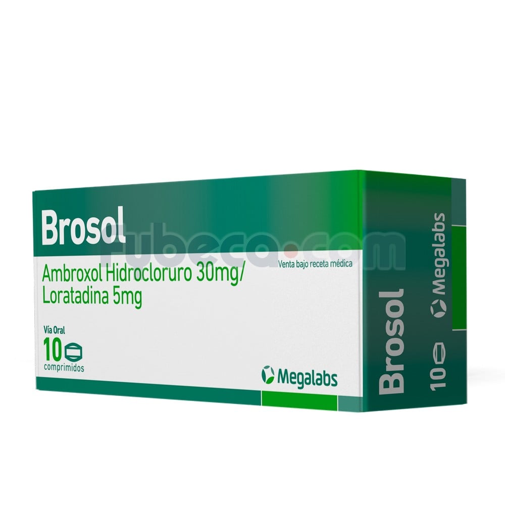Brosol Comprimidos 30/5 Mg C/10 | Fybeca