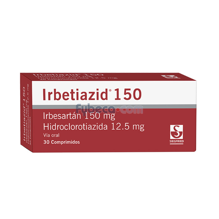 Irbetiazid Comprimidos 150Mg C/30 Suelta | Fybeca