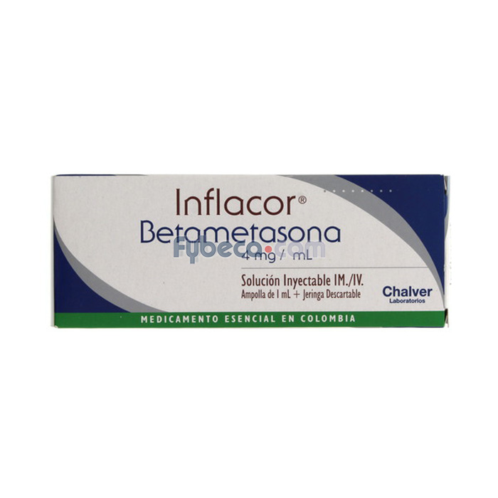 Inflacor Amp. 4 Mg. C/1 | Fybeca