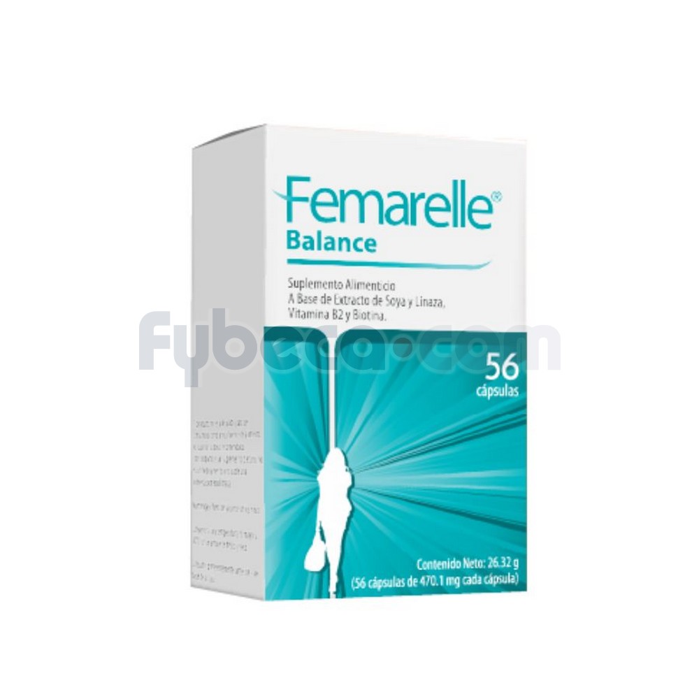 Femarelle Balance 470 Mg Caps. C/56 Suelta | Fybeca